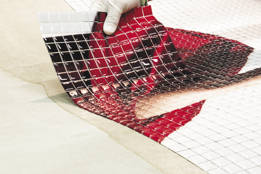 Mosaic wall cladding. Low thickness, flexible, lightweight | MyMosaic